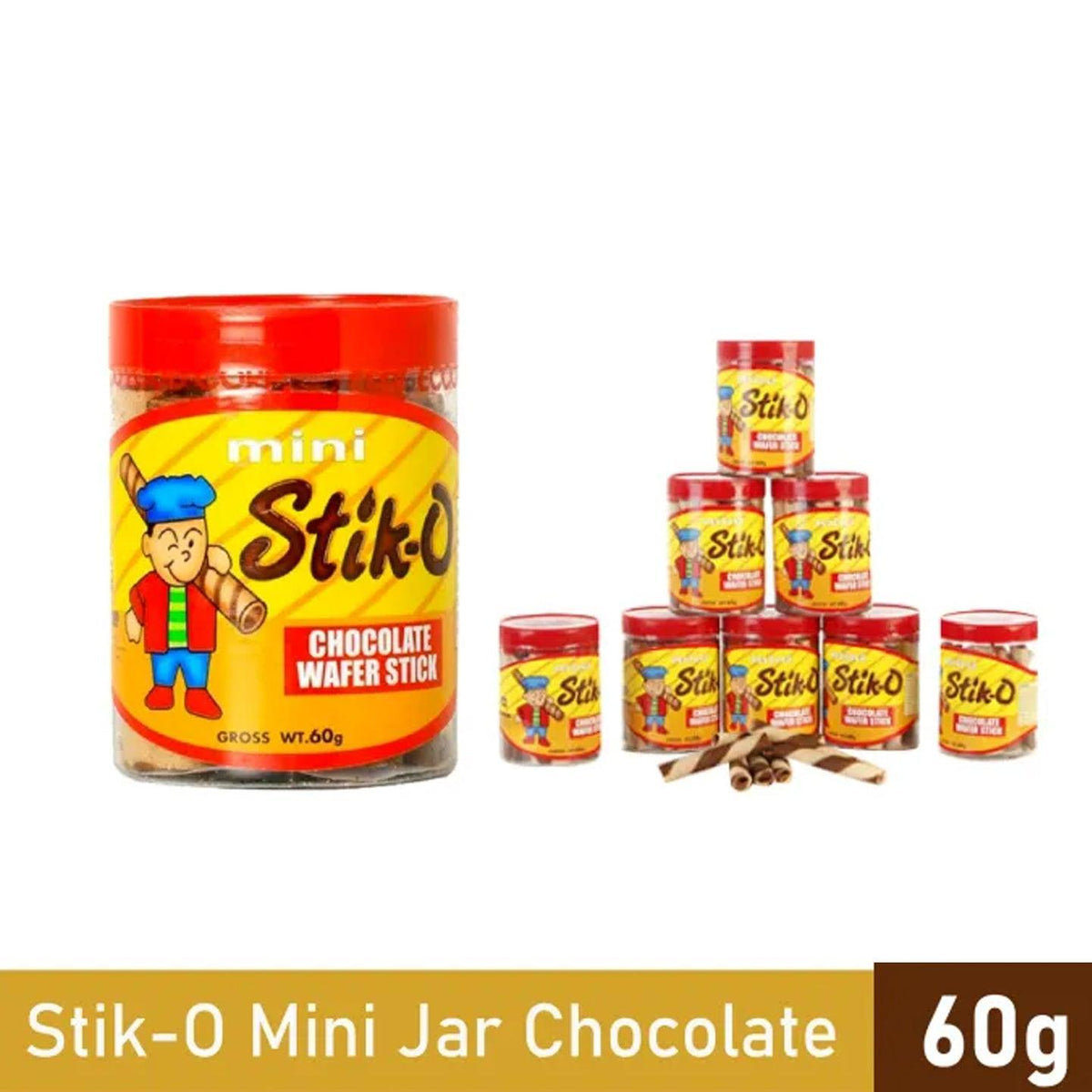 Mini Stik-O Chocolate Wafer Stick - 60g – Pinoyhyper