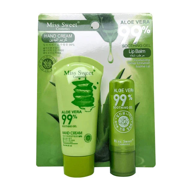 Miss Sweet Aloe Vera Hand Cream & Lip Balm - 20ml + 3g – Pinoyhyper