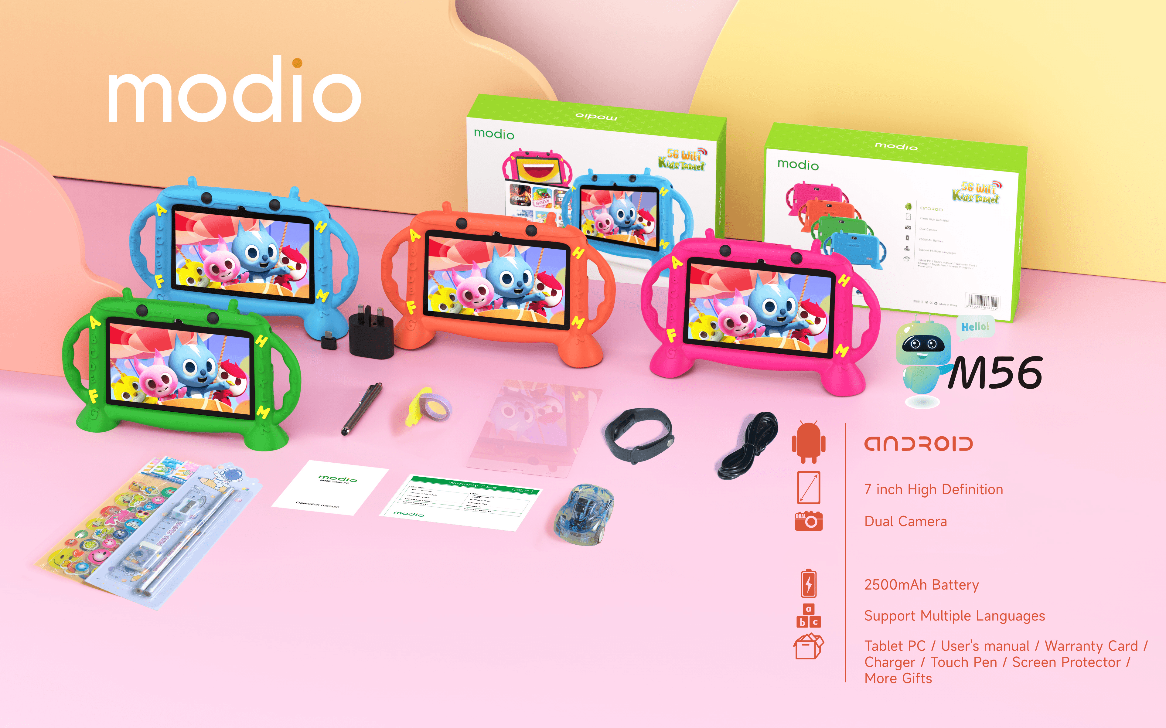 Modio - Original 5G Wifi Kids Tablet - M56 – Pinoyhyper