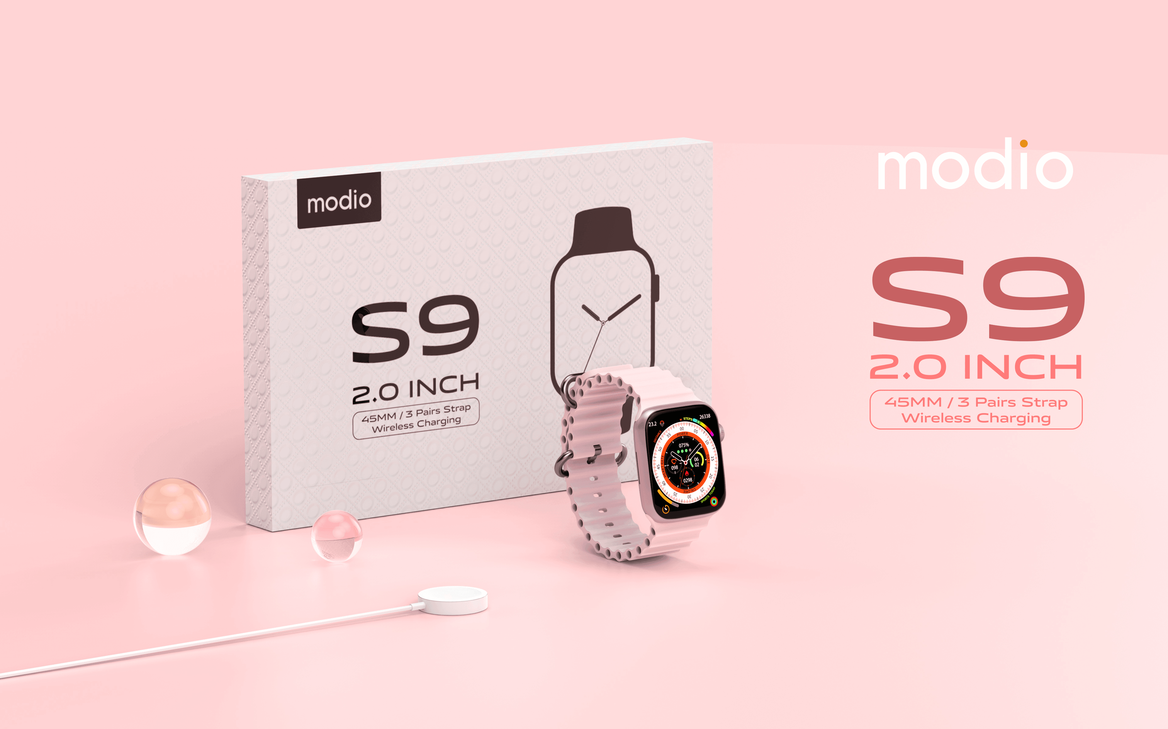 Modio - Original Smart Watch - S9 – Pinoyhyper