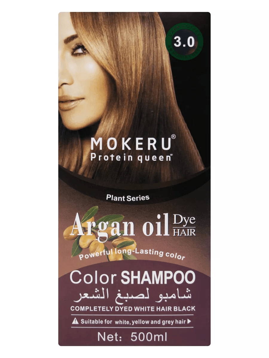 Mokeru Protein Queen Argan Oil Hair Color Shampoo - 500ml – Pinoyhyper