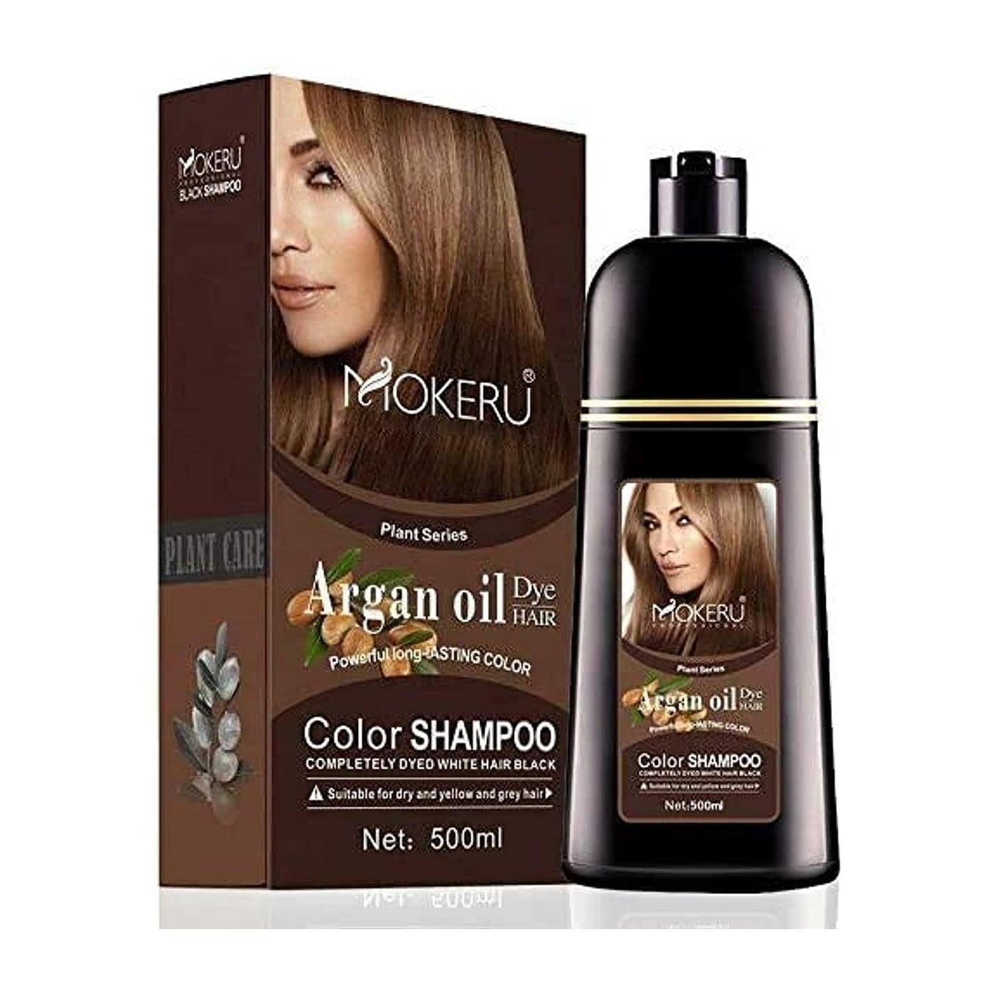 Mokeru Protein Queen Argan OIl Hair Dye Color Shampoo - 500ml – Pinoy ...