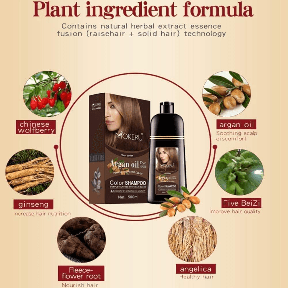 Mokeru Protein Queen Argan OIl Hair Dye Color Shampoo - 500ml – Pinoyhyper