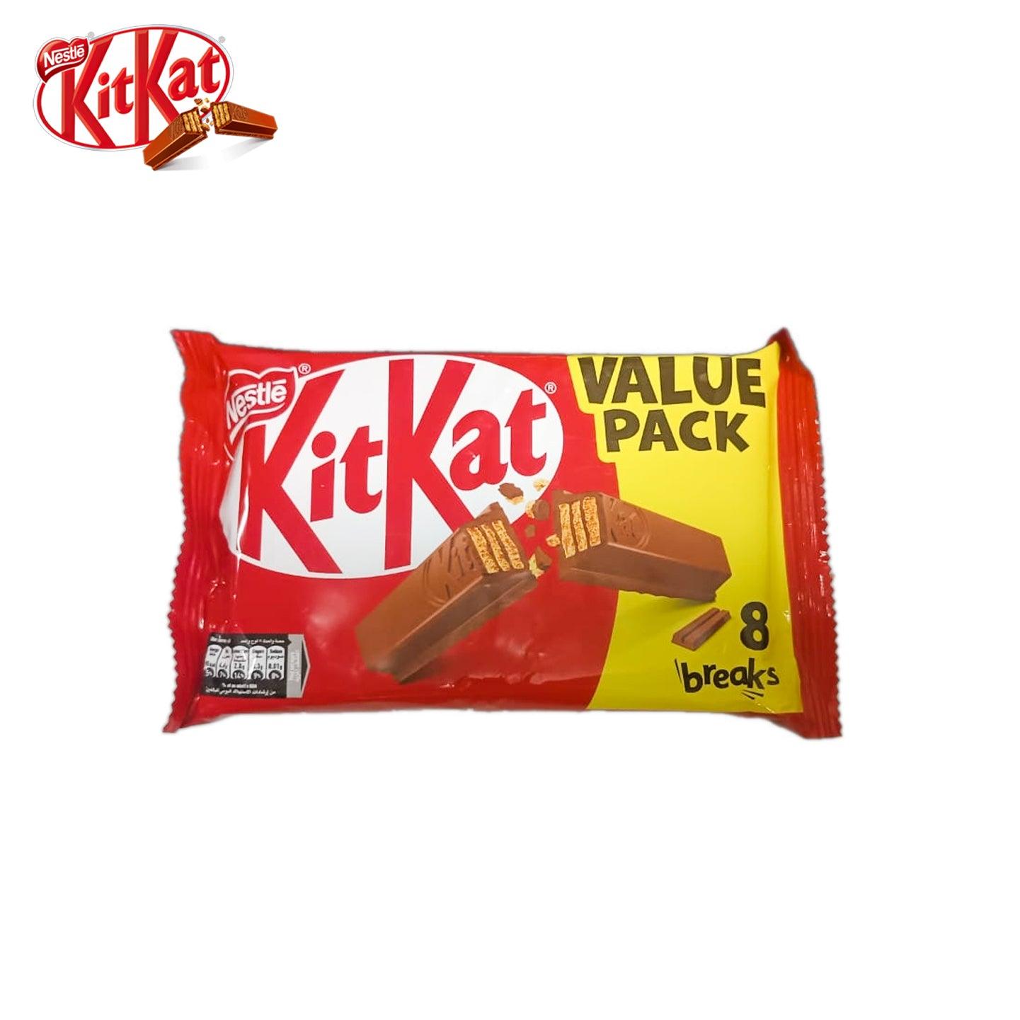 Nestle KitKat Chocolate 8 Breaks Value Pack – Pinoyhyper