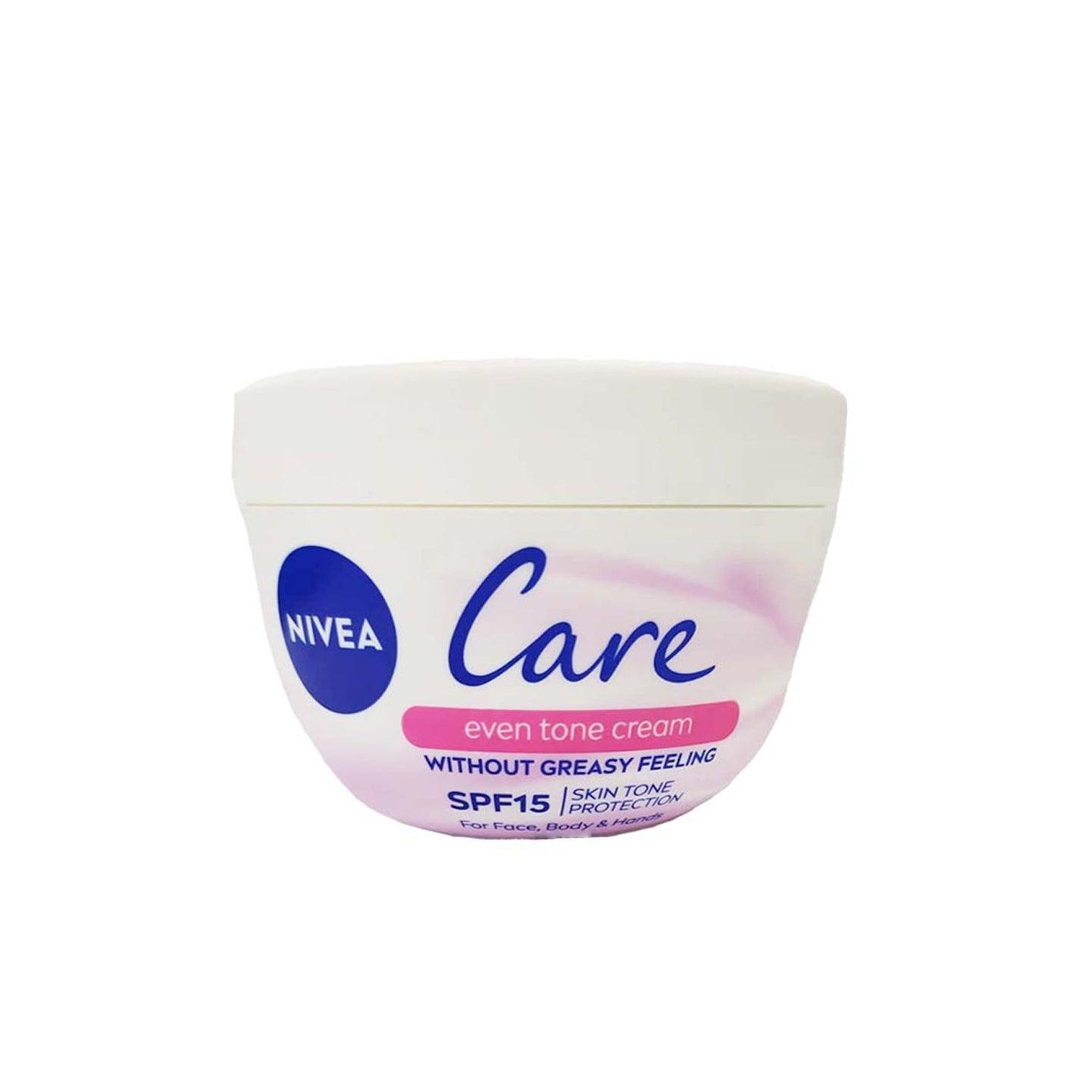 Nivea Care Even Tone Spf15 Face & Body Cream - 100ml – Pinoyhyper