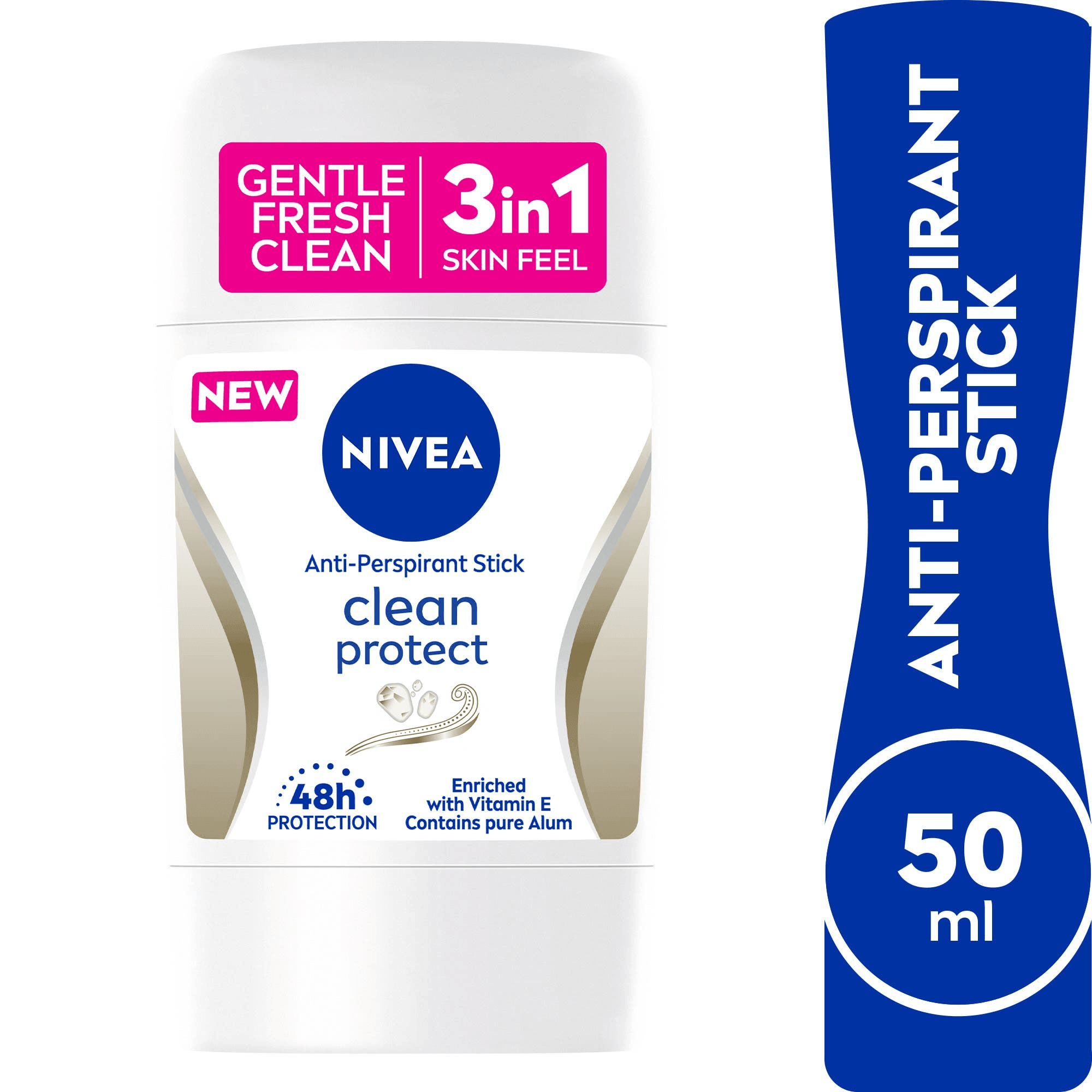 Nivea Clean Protect 3 In 1 Antiperspirant Stick – 50ml – Pinoyhyper