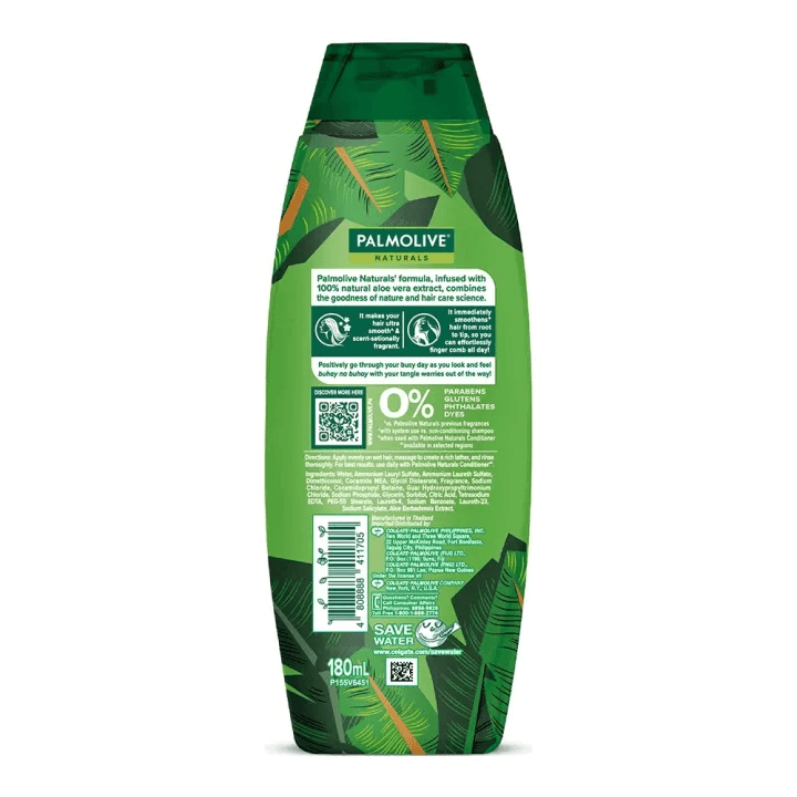 Palmolive Naturals Ultra Smooth Aloe Vera Shampoo & Conditioner - 180ml ...