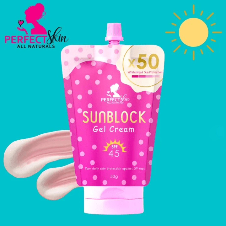 Perfect Skin Sunblock Gel Cream Spf45 - 50g – Pinoy Hyper Kuwait