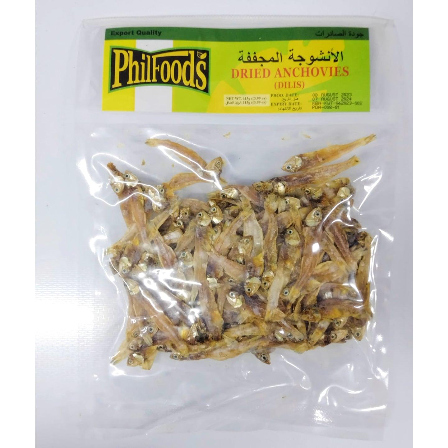 Philfoods Dried Anchovies (Dilis) - 113g – Pinoyhyper
