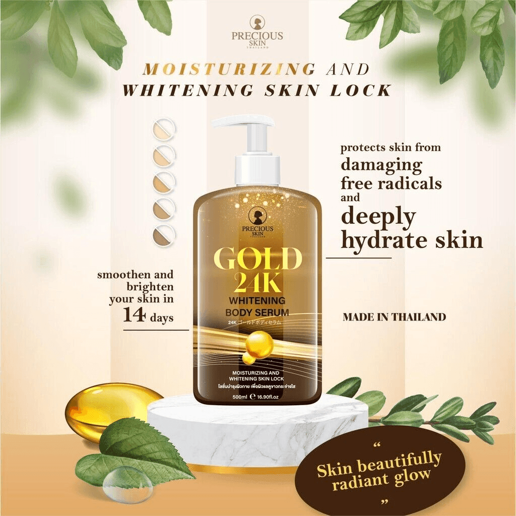 Precious Skin Gold 24K Whitening Body Serum - 500ml – Pinoyhyper