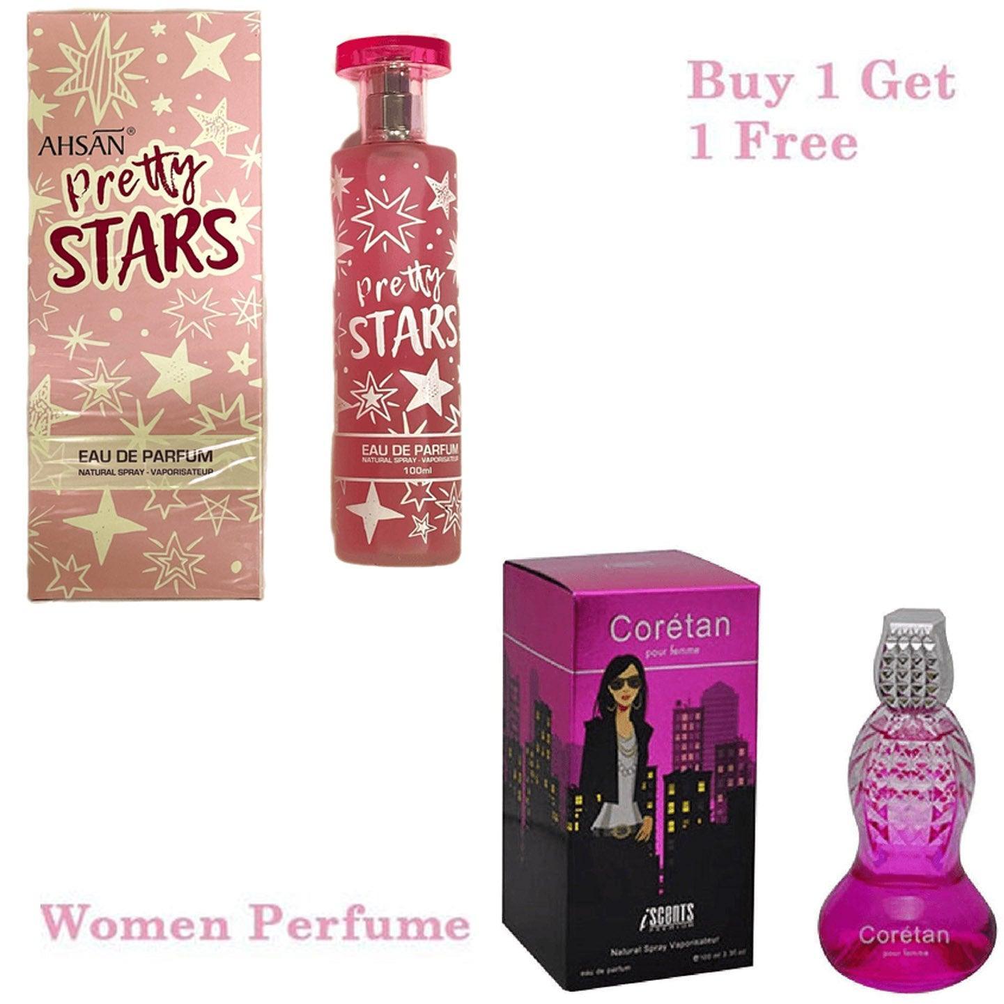 Pretty Stars & Coretan Women Perfumes 1+1 PR-24 – Pinoyhyper