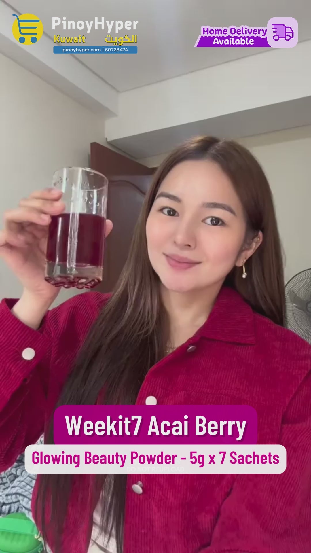 Weekit7 Acai Berry Glowing Beauty Powder - 5g x 7 Sachets – Pinoy Hyper ...