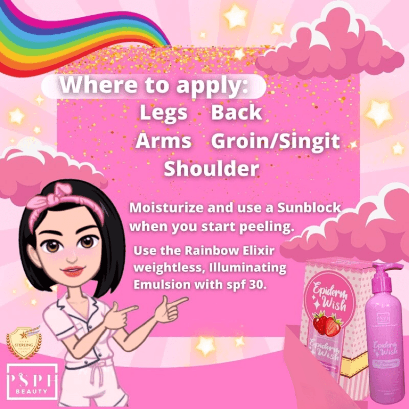 PSPH Epiderm Wish Pink Peeling Lotion - 200ml – Pinoyhyper