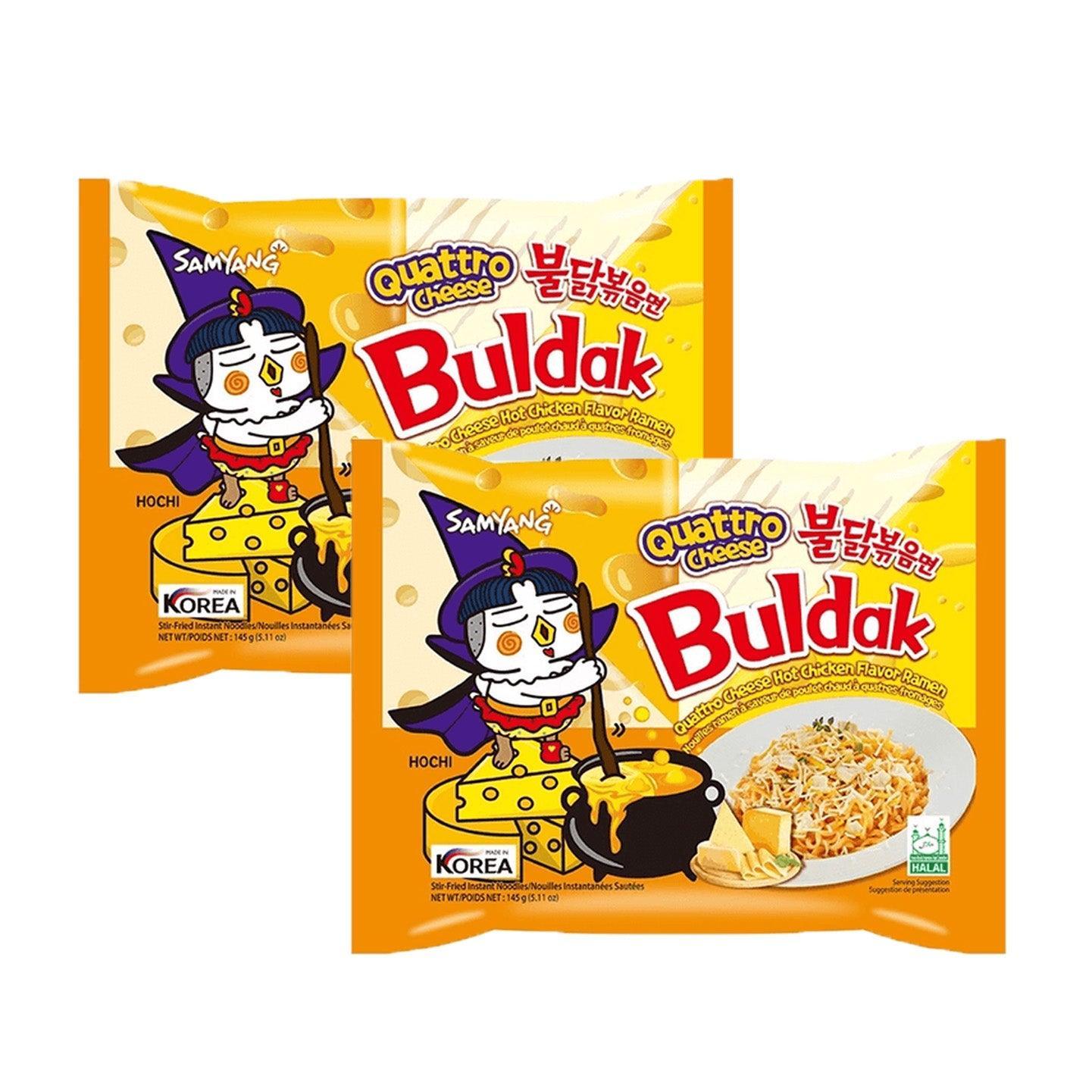 Samyang Buldak Quattro Cheese Ramen Noodle - 145g (1+1) Offer – Pinoyhyper
