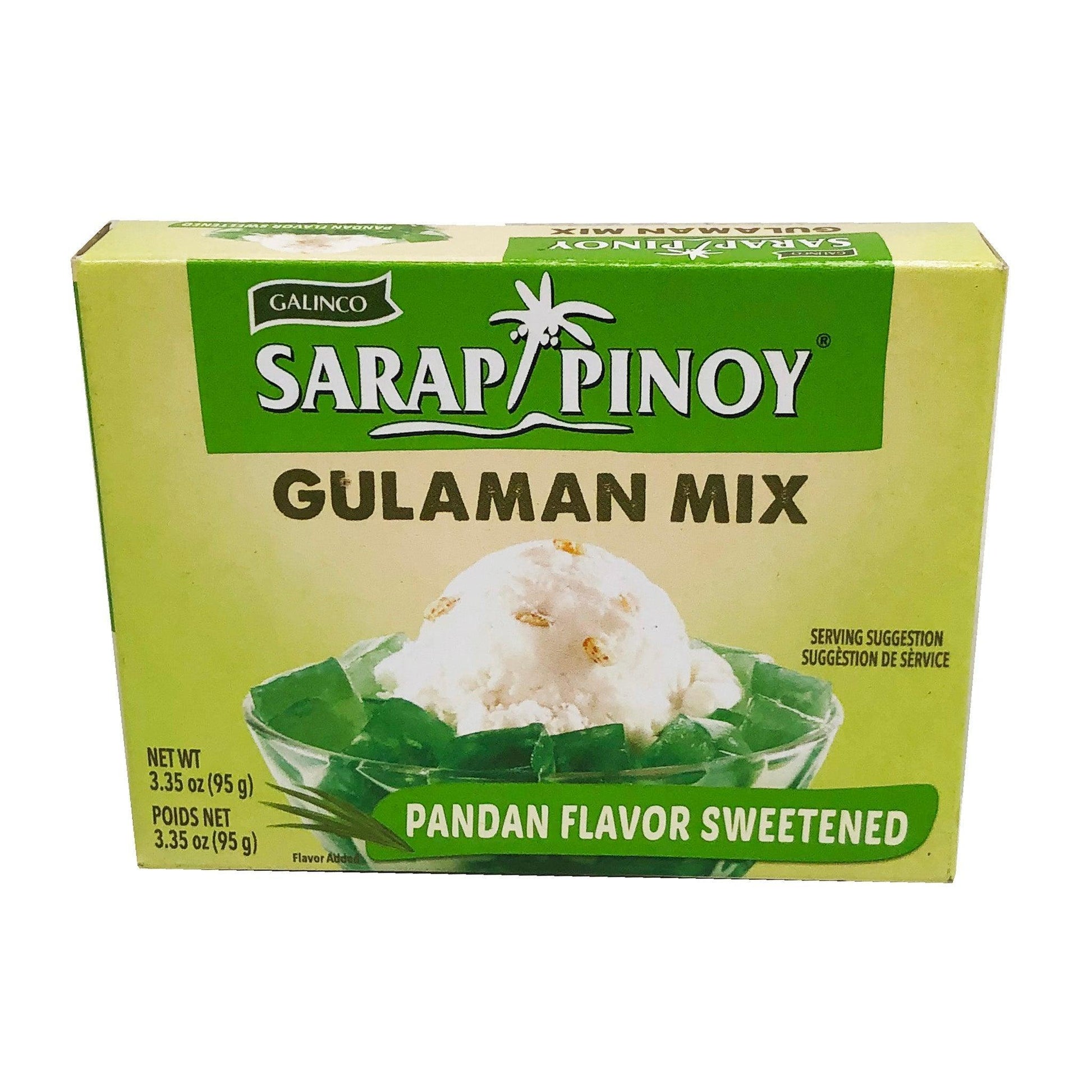 Sarap Pinoy Gulaman Pandan Flavor Mix 95g – Pinoy Hyper Kuwait