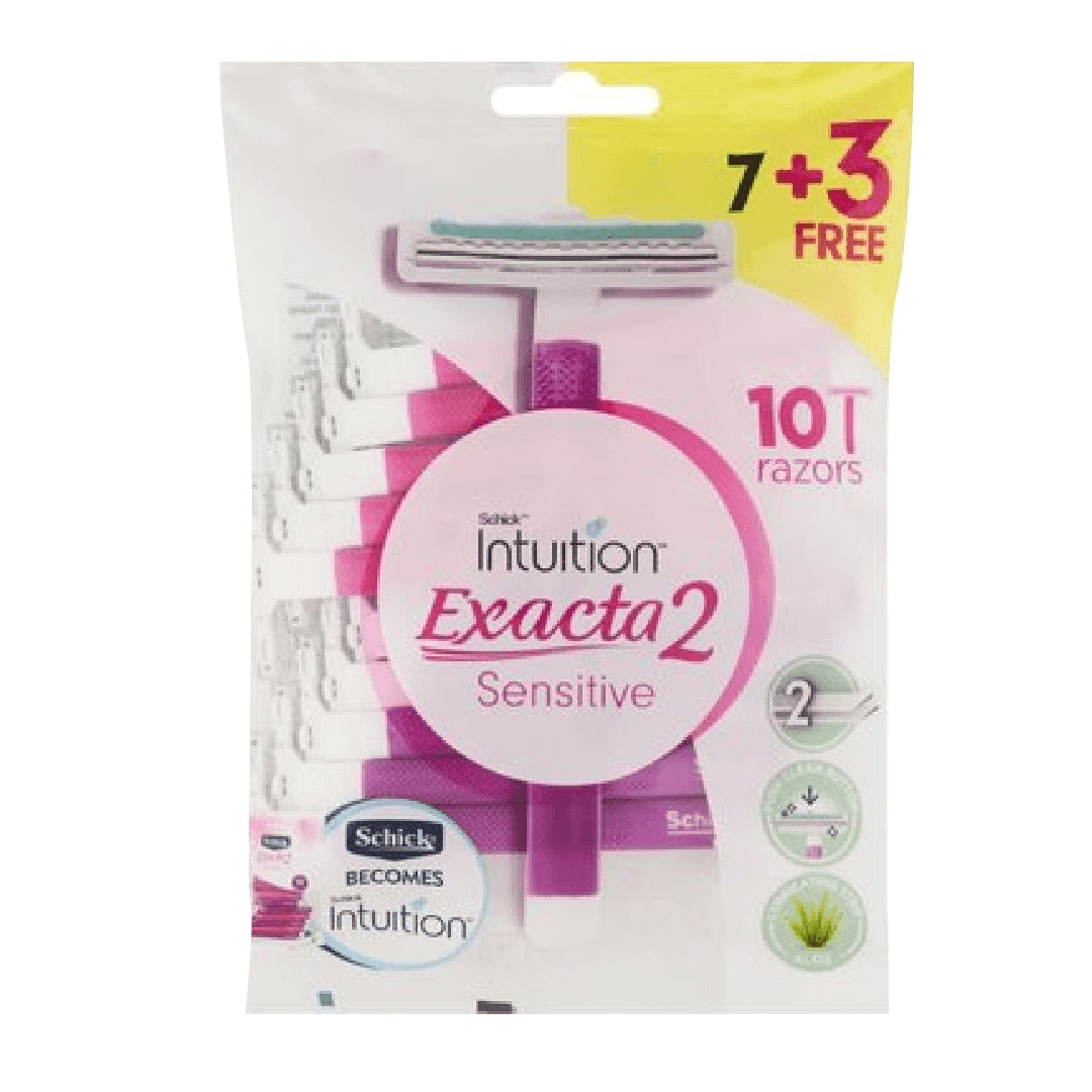 Schick Intuition Exacta 2 Sensitive 7+3 Free – Pinoyhyper