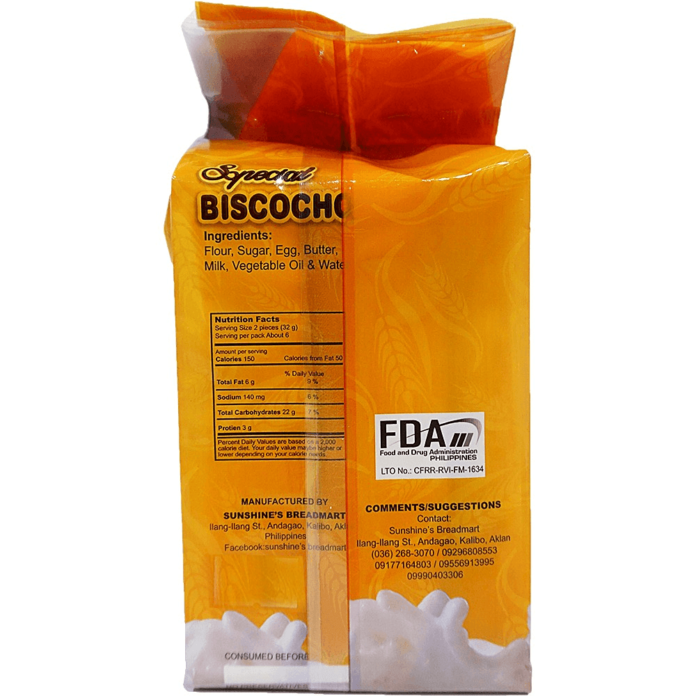 Sunshine's Special Biscocho - 200g – Pinoyhyper
