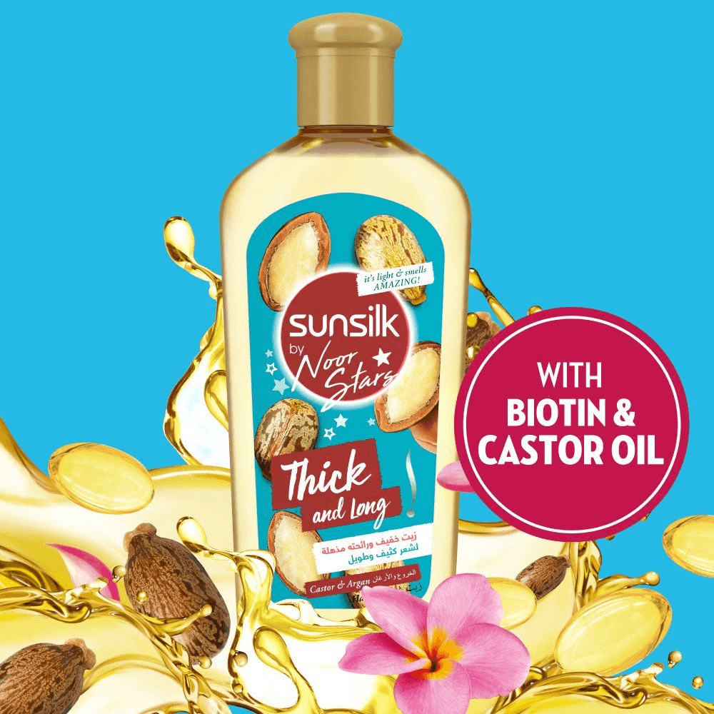 Sunsilk Thick & Long With Castor & Argan Hair Oil - 250ml – Pinoyhyper