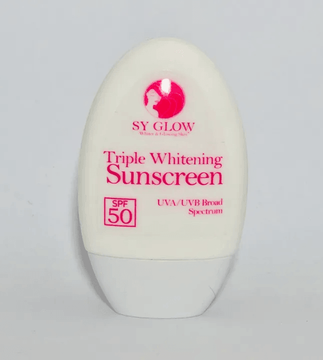 كريم الحماية من الشمس Sy Glow Triple Whitening SPF50 – Pinoy Hyper Kuwait