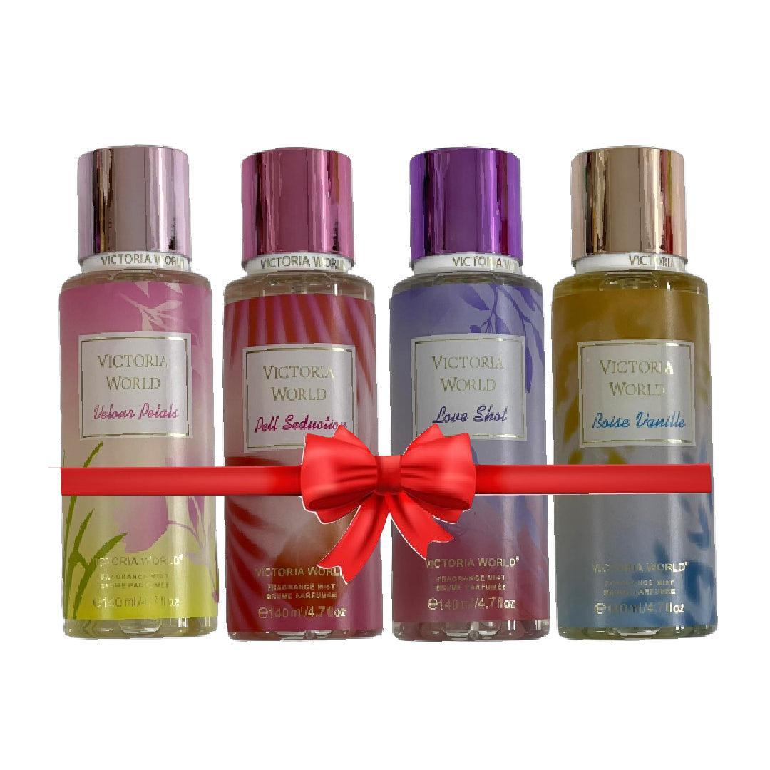 Victoria World Boise 4 Pcs Combo Fragrance Mist - 4x140 ml – Pinoyhyper
