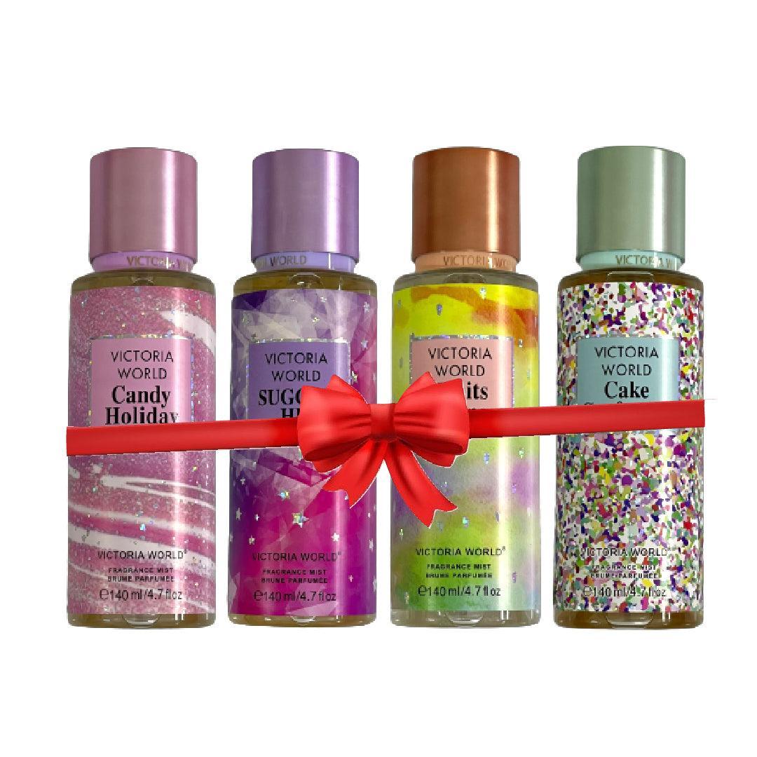 Victoria World Sugar Candy 4 Pcs Combo Fragrance Mist - 4x140 ml ...