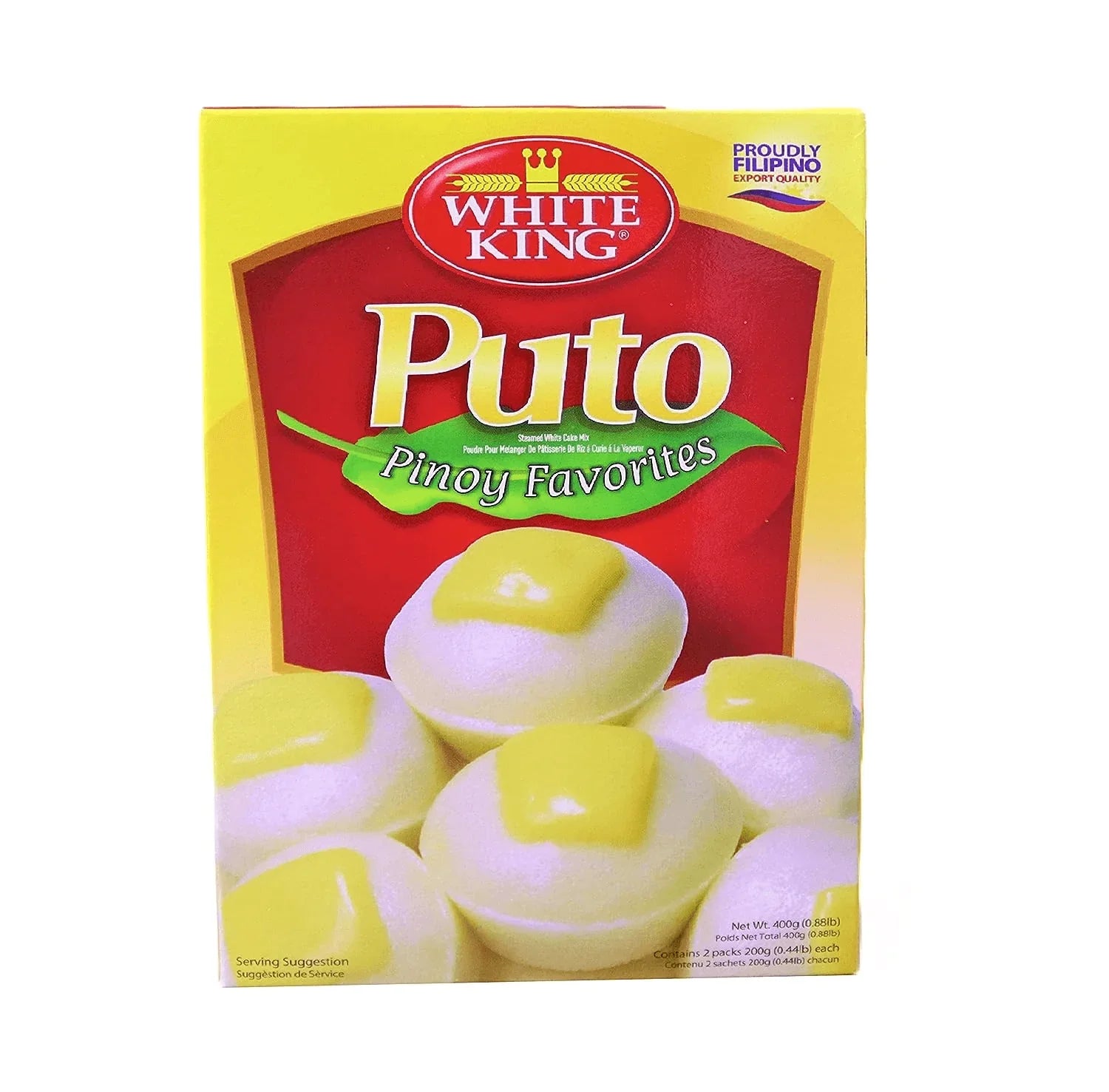 White King Puto Steamed White Cake Mix - 400g – Pinoyhyper