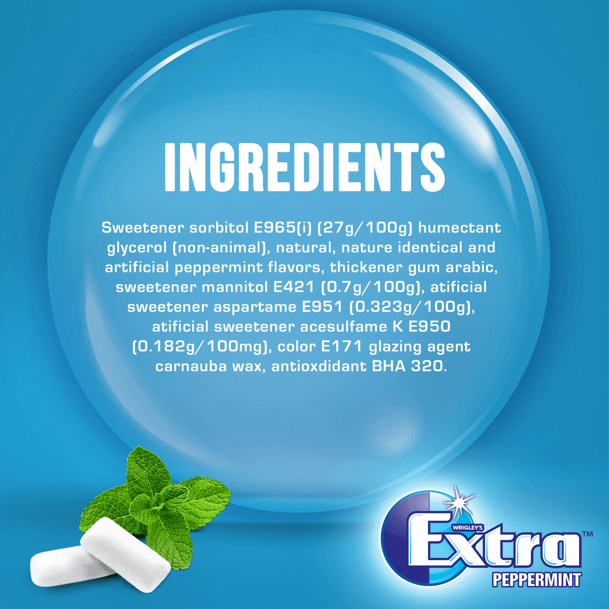 Wrigley's Extra White Peppermint Gum - 10pcs – Pinoyhyper