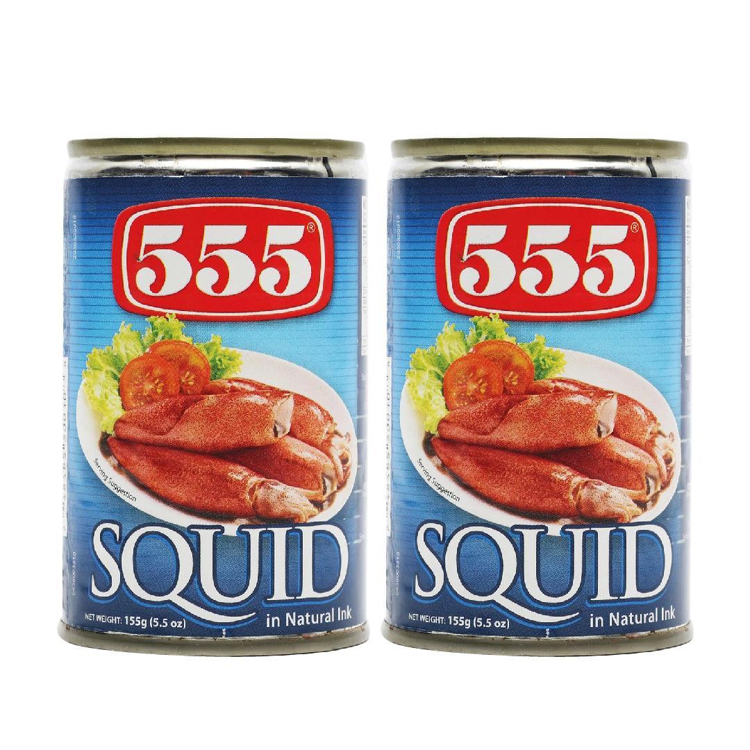 555 Squid Regular 155gm x 2 Pcs – Pinoyhyper