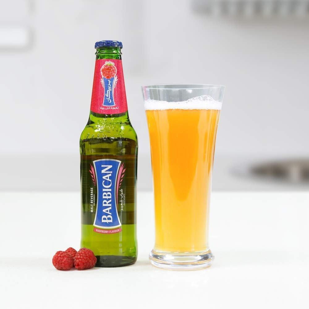 Barbican Raspberry Flavour Taste of Malt Non-Alcoholic Drink - 330ml ...
