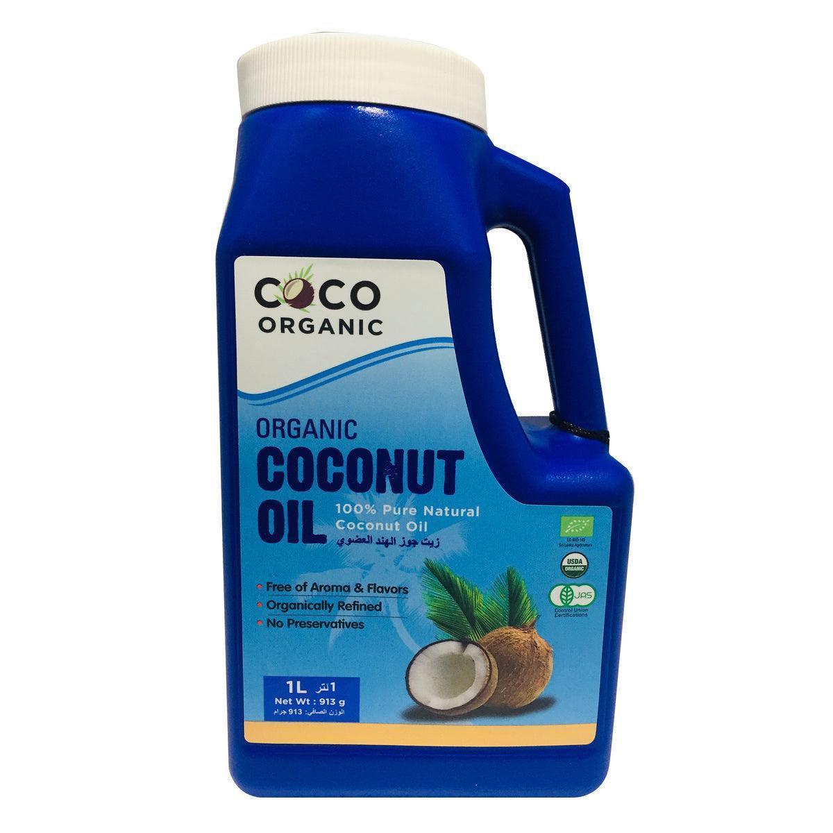 Coco Organic Coconut Oil 1Ltr – Pinoy Hyper Kuwait