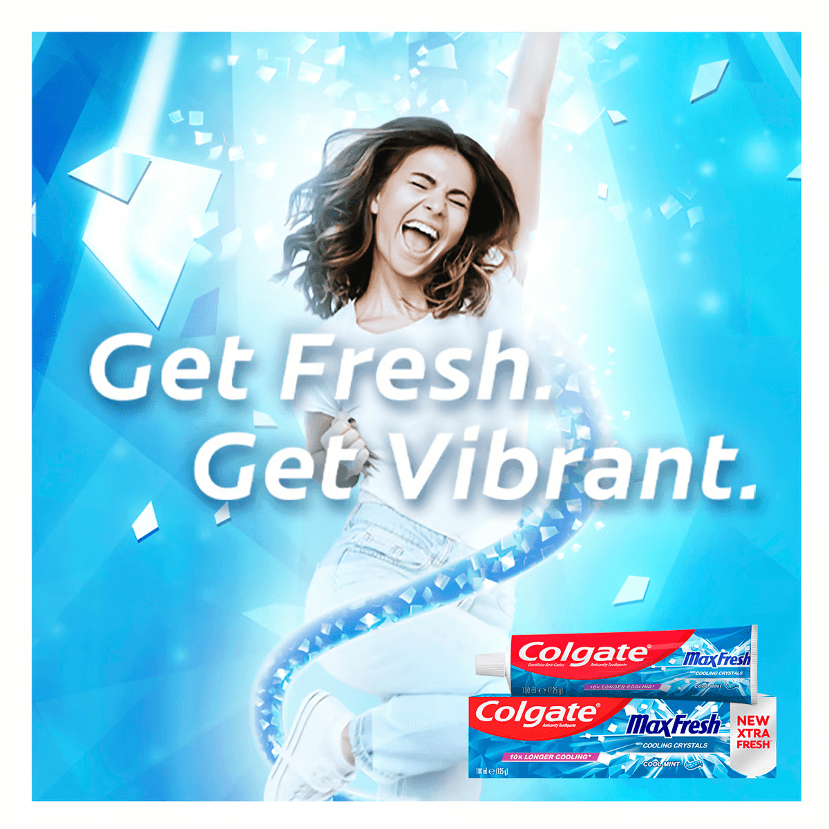 Colgate Max Fresh Cool Mint Toothpaste (Blue) - 100ml – Pinoyhyper