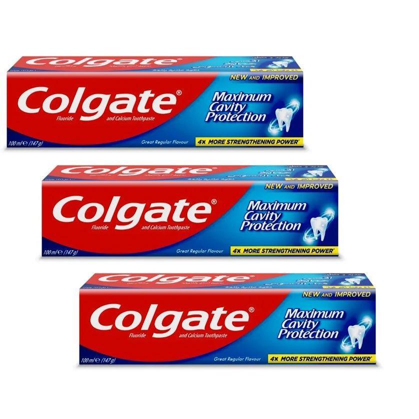 Colgate Maximum Cavity Protection Toothpaste (Value Pack) 3 x 100ml ...