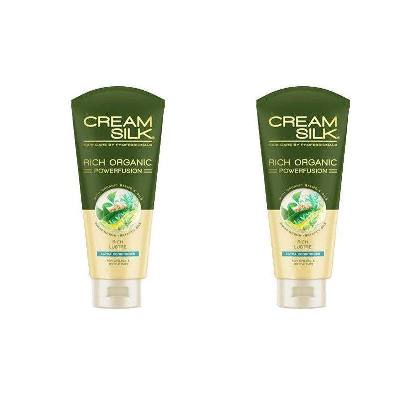 Cream Silk Rich Organic Lustre Ultra Conditioner 2×150ml(Offer ...