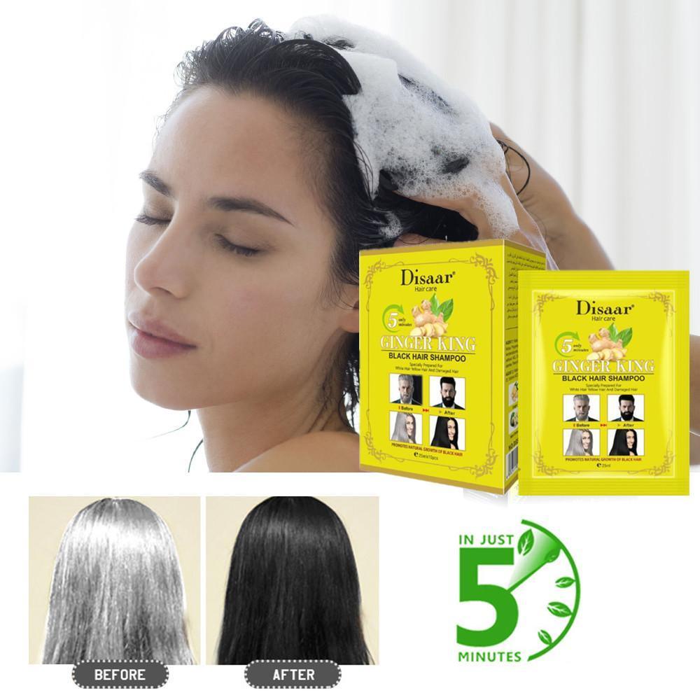 Disaar Hair Dye Shampoo Black Ginger King 25ml×10pcs – Pinoyhyper