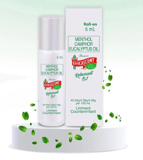 Efficascent Menthol Camphor Eucalyptus oil Roll-on - 6ml – Pinoy Hyper ...