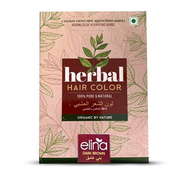 Elina Herbal Hair Color 100% Pure Nature - Dark Brown – Pinoyhyper