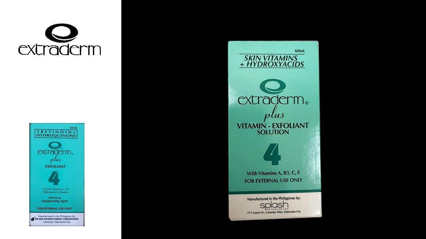 Extraderm Plus Vitamin Exfoliant Solution 4 - 60ml – Pinoyhyper
