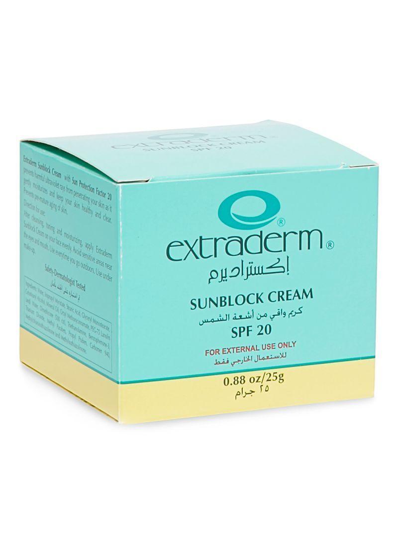 Extraderm Sunblock SPF 20 Cream - 25g – Pinoyhyper