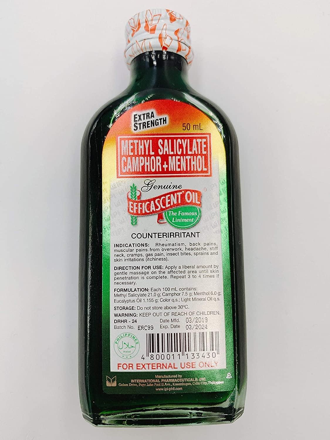 Genuine Efficascent Extra Strength Oil Liniment 50ml – Pinoyhyper