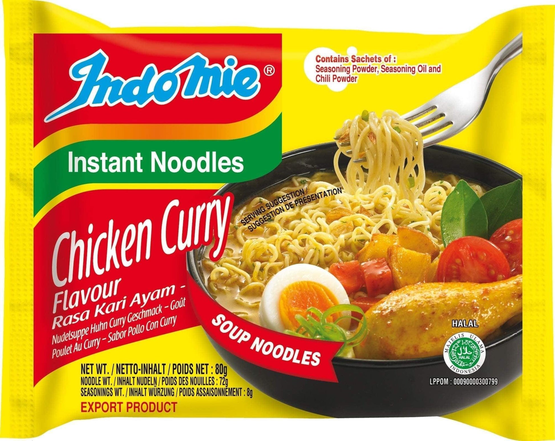 Indomie Instant Noodles Chicken Curry Flavour - 75g – Pinoy Hyper Kuwait