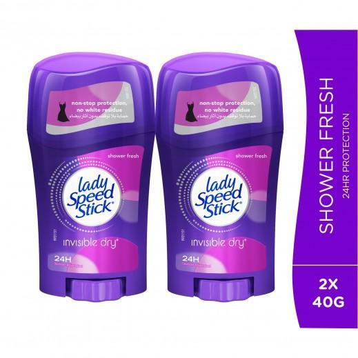Lady Speed Stick Shower Fresh Antiperspirant Deodorant 2 x 40 g ...