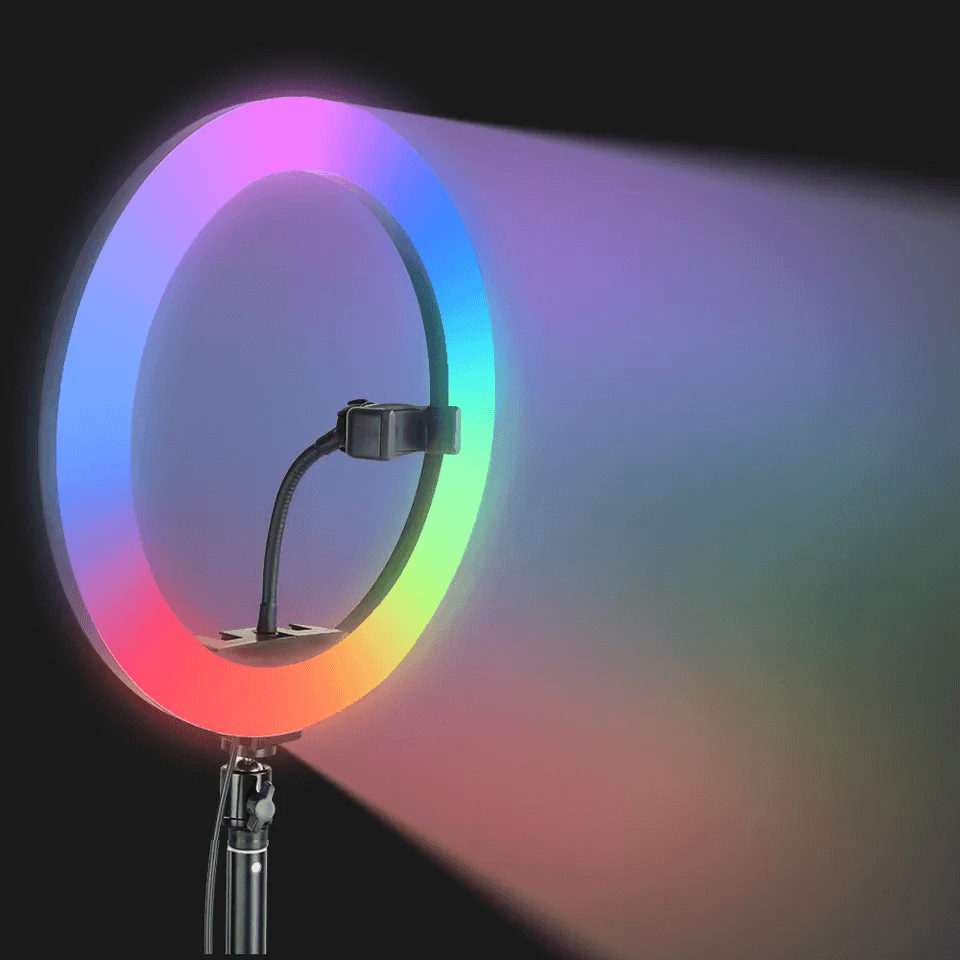 MJ-30 RGB LED Soft Ring Light With Stand-Selfie Light – Pinoyhyper