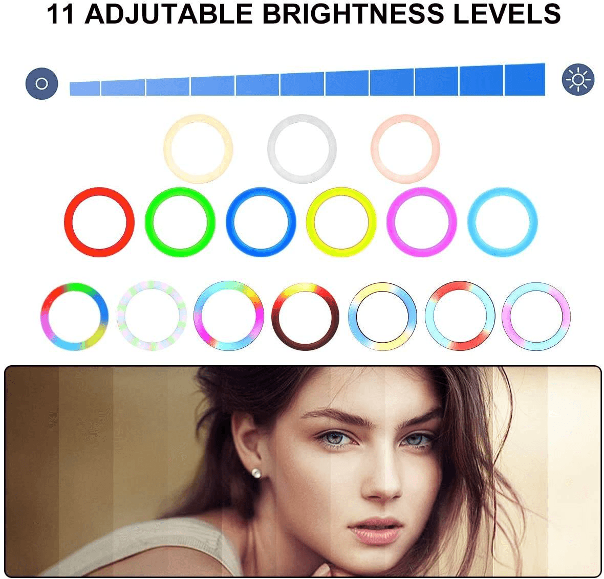 MJ-30 RGB LED Soft Ring Light With Stand-Selfie Light – Pinoyhyper