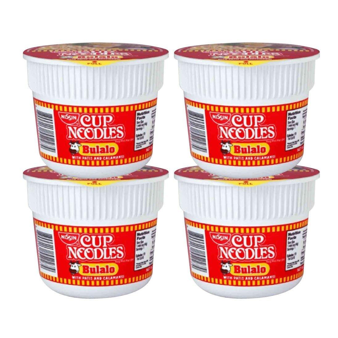 Nissin Bulalo Cup Noodles 40g x 4 Pcs – Pinoyhyper