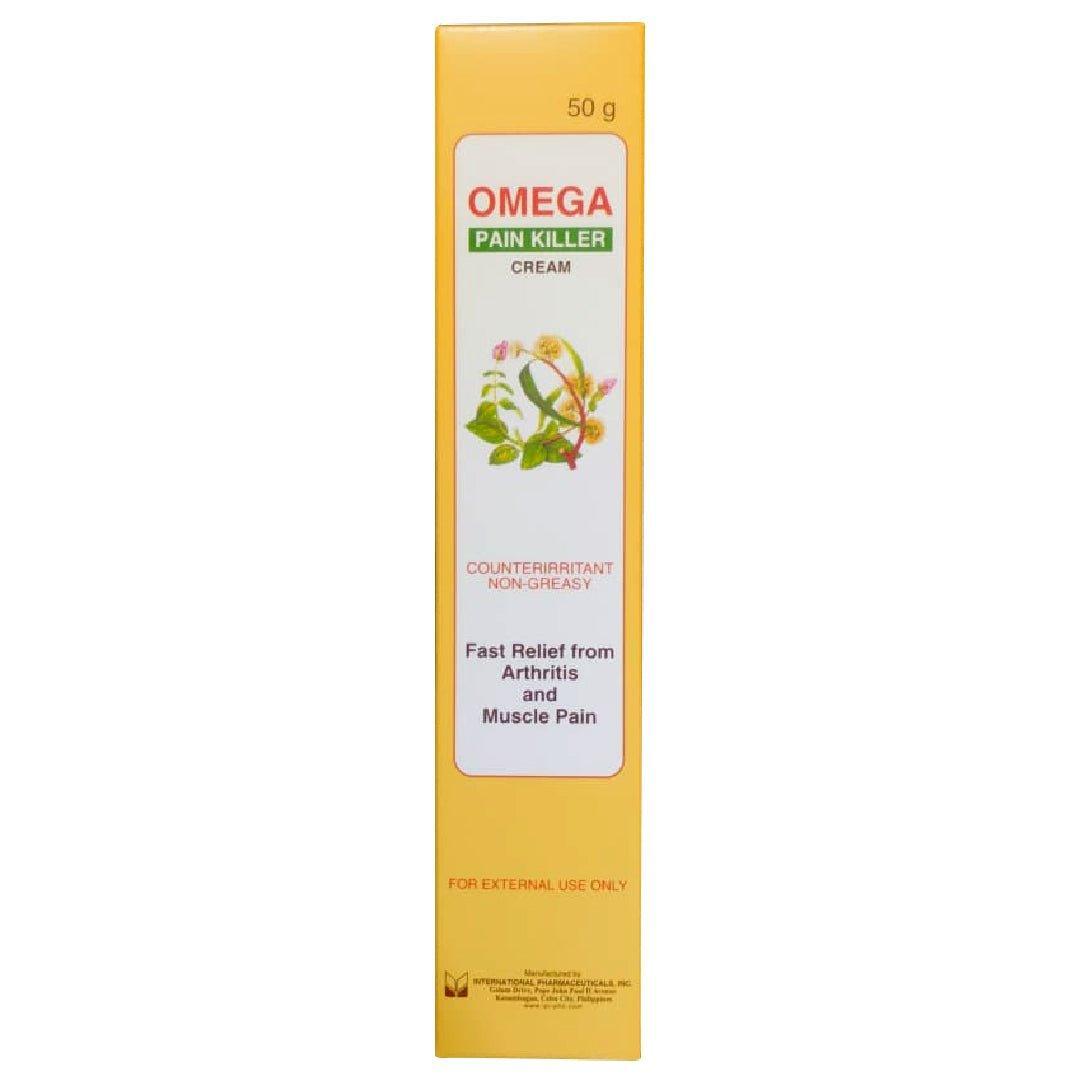Omega Pain Killer Cream Fast Relief From Arthritis and Muscle Pain - 5 ...
