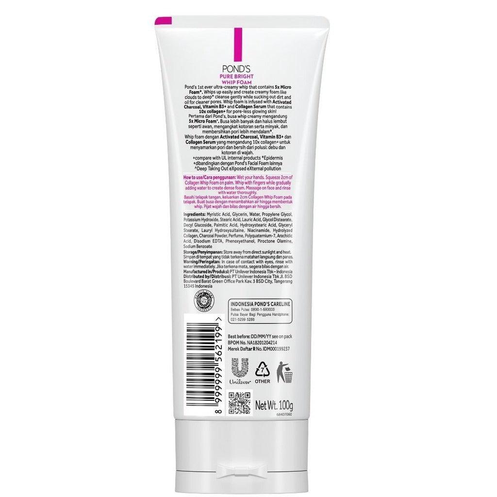 Pond's Pure Bright Serum Whip Foam - 100g – Pinoyhyper