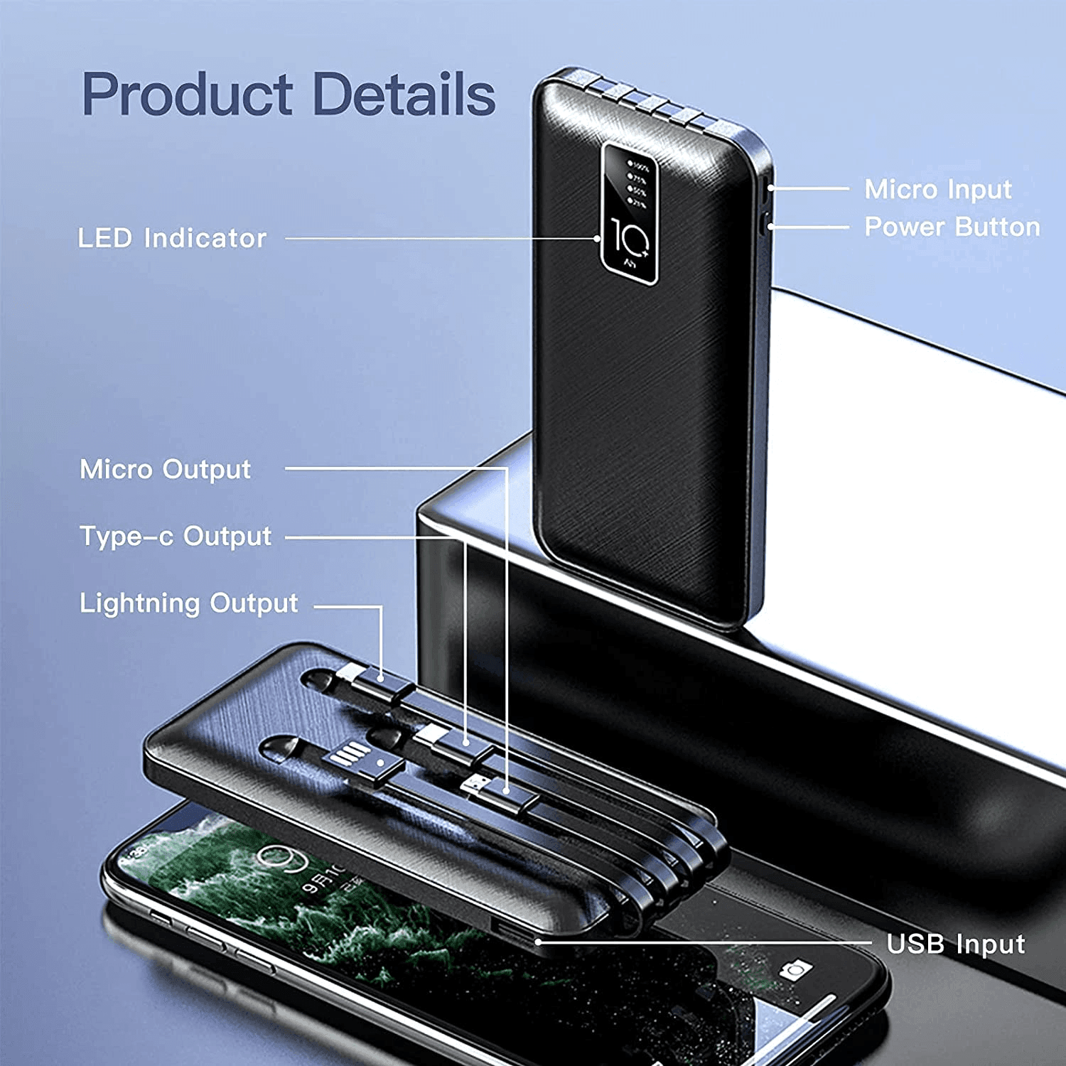 Premium Power Bank 10000mAh Z-PP01 – Pinoyhyper