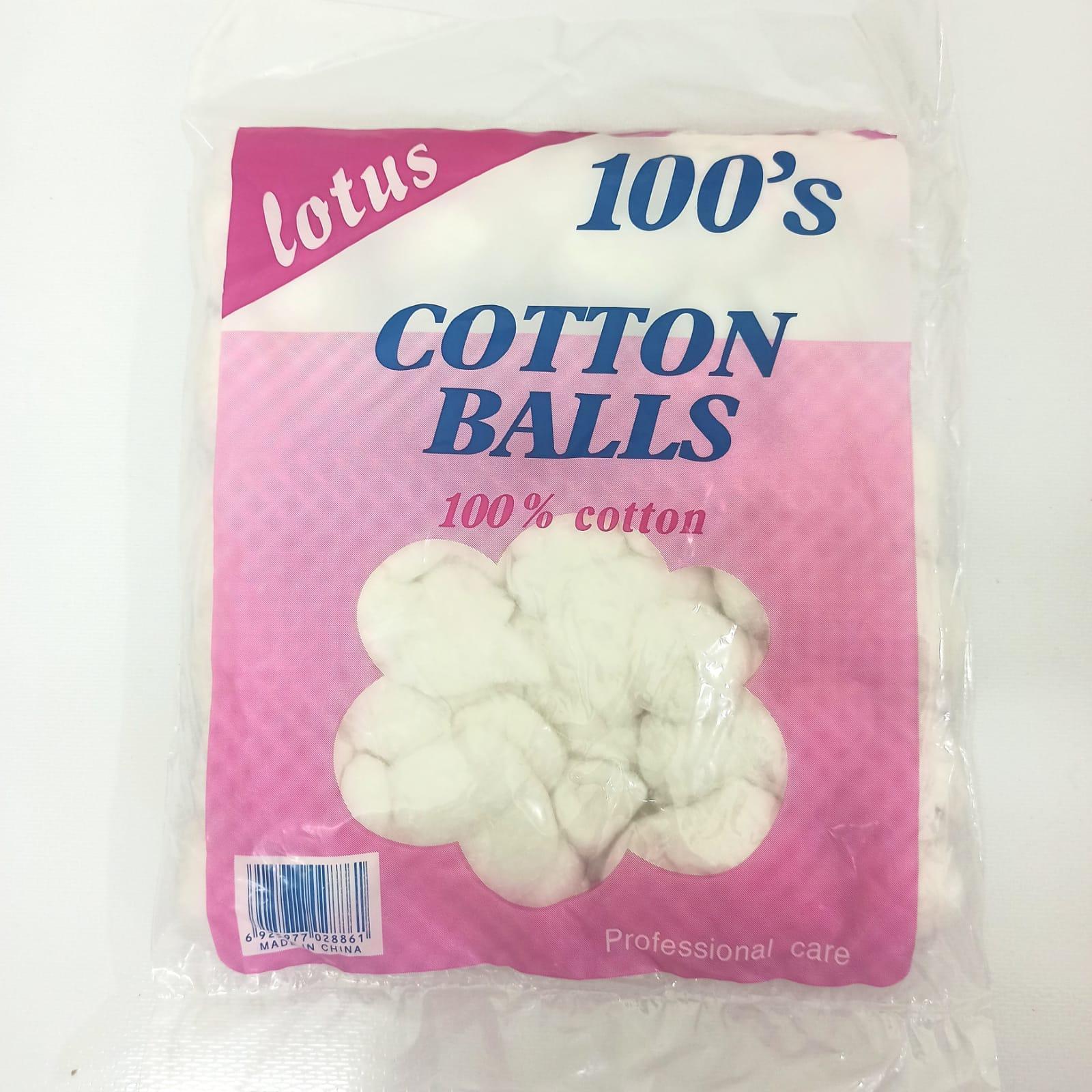 Pure Cotton Balls 100 Pcs – Pinoyhyper