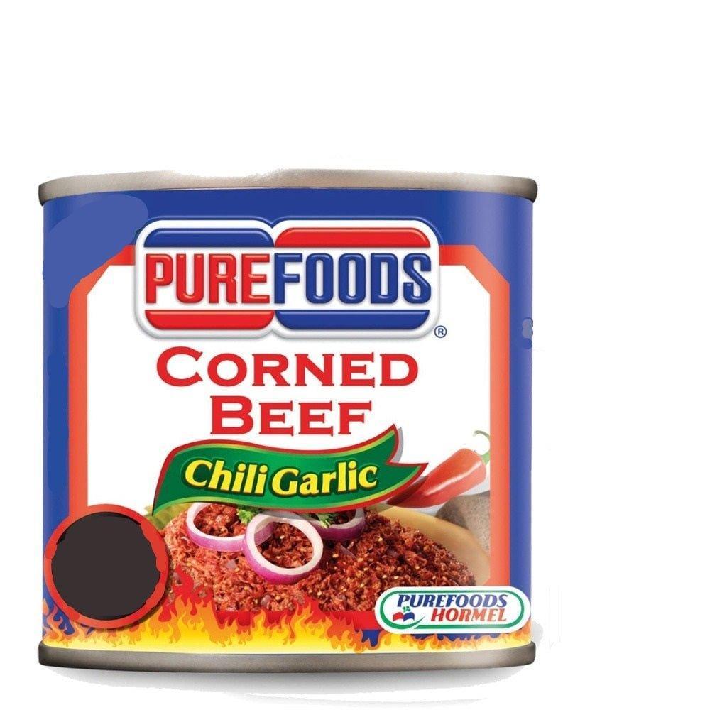 Purefoods Corned Beef Chili Garlic Mild - 210gm – Pinoyhyper