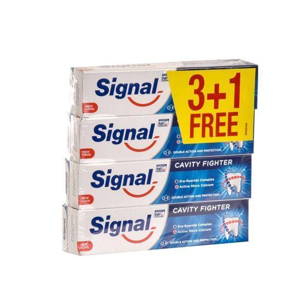 Signal Tooth Paste Cavity Fighter 4x120ml – Pinoyhyper